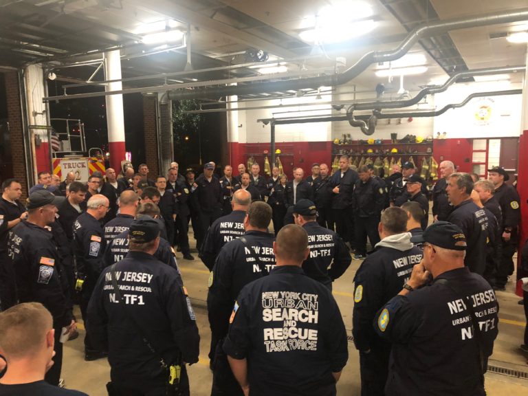 New Jersey USAR Task Force-1 Breaks Bread with Members while Returning ...