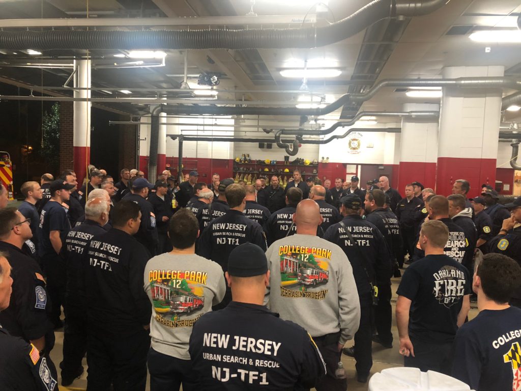 New Jersey USAR Task Force-1 Breaks Bread with Members while Returning ...